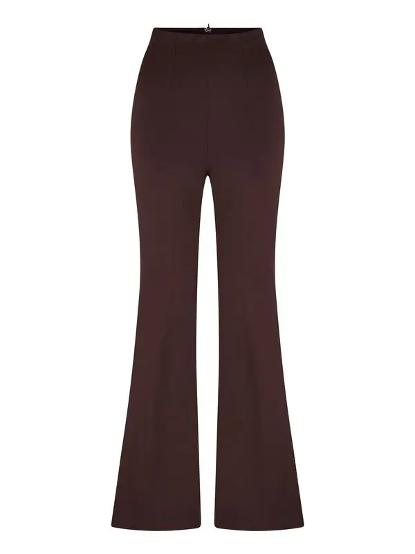 Sportmax High Waisted Wide Leg Trouser - Black
