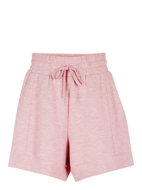 Varley Drawstring Athletic Shorts - Pink