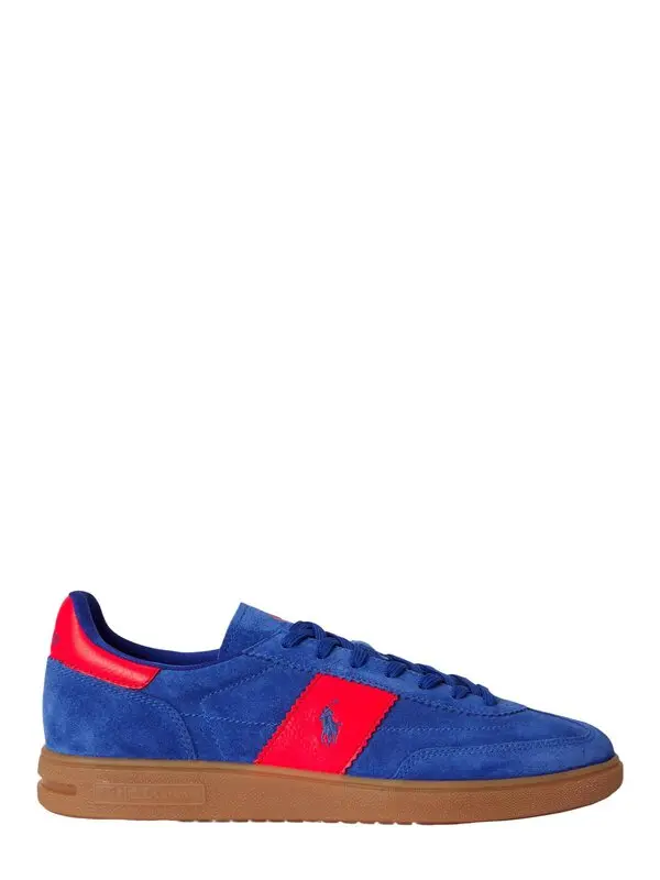 Polo Ralph Lauren Suede Low Top Sneakers - Blue