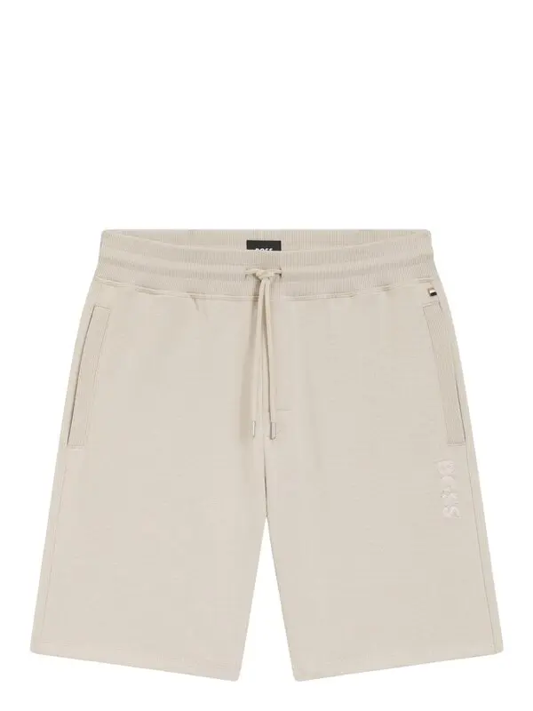 Hugo Boss Fleece Lounge Shorts - Nude