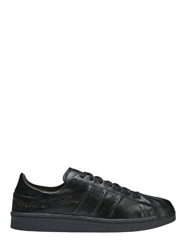 Y3 Superstar Leather Trainers - Black