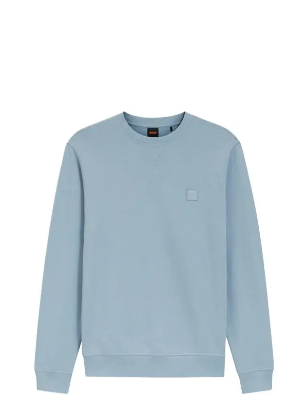 Hugo Boss Minimalist Crew Neck Sweatshirt - Blue