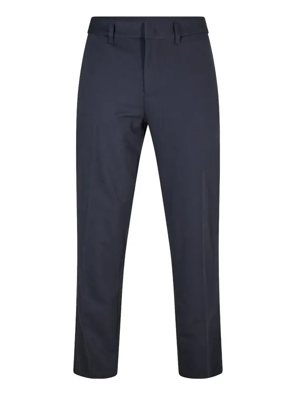 Emporio Armani Fitted Straight-leg Pants - Black