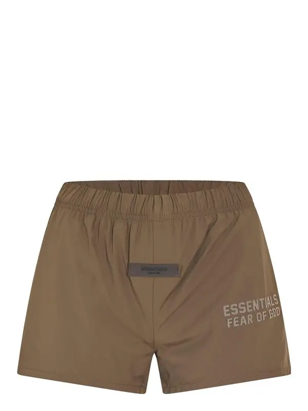 Fear Of God Logo Detail Shorts - Green