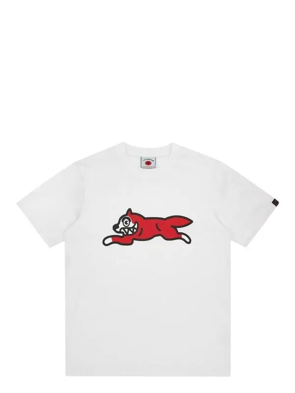 ICECREAM Crew Neck Short-sleeved T-shirt - White