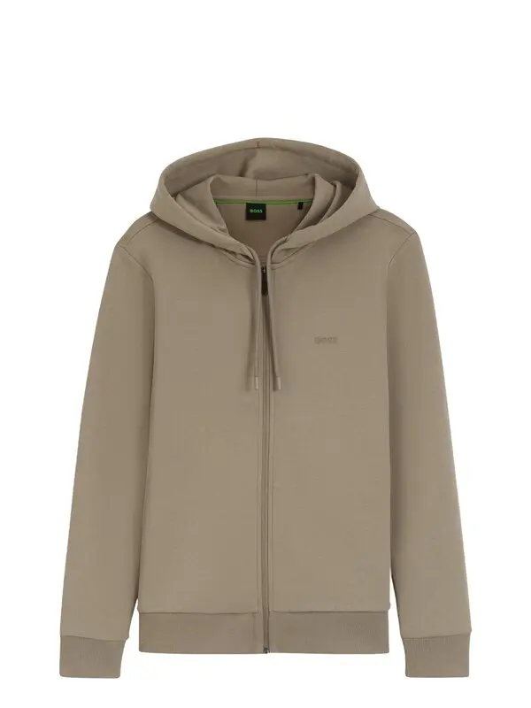 Hugo Boss Zip-up Hoodie - Gray