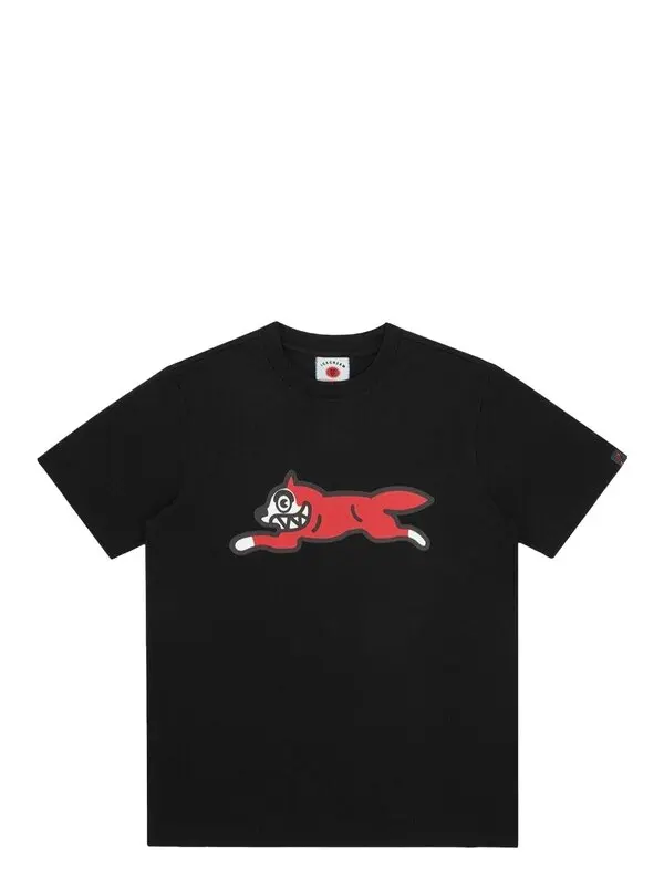 ICECREAM Crew Neck Short-sleeved T-shirt - Black