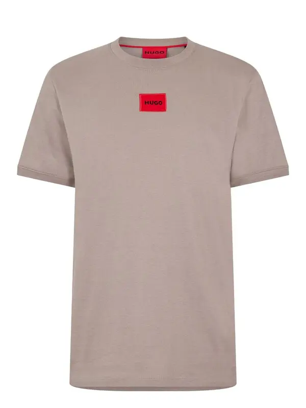 Hugo Boss Logo Crew-neck T-shirt - Nude