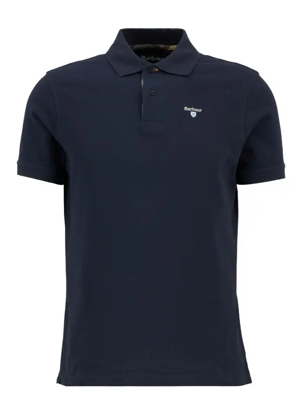 Barbour Logo-detail Polo Shirt - Black