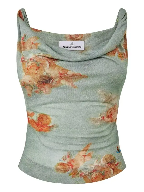 VIVIENNE WESTWOOD Printed Camisole - Gray