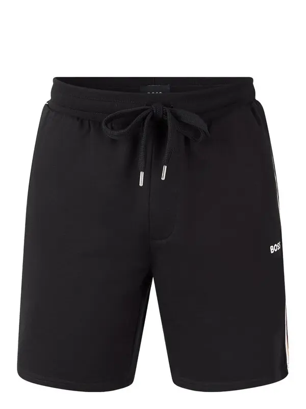 Hugo Boss Casual Shorts With Drawstring - Black