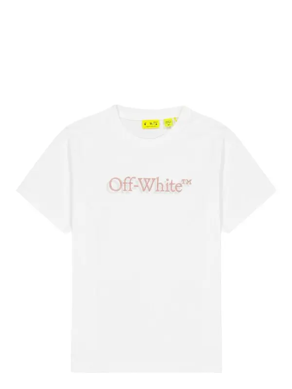 Off-White Crew Neck Short Sleeve T-shirt - White