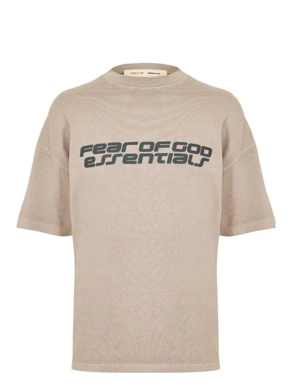 Fear Of God Logo T-shirt - Nude