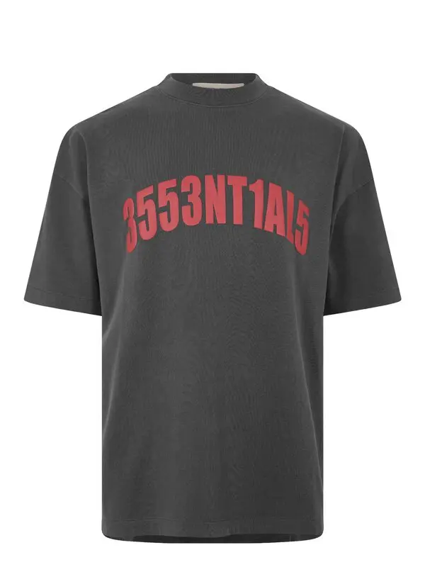 Fear Of God Logo Detail T-shirt - Black