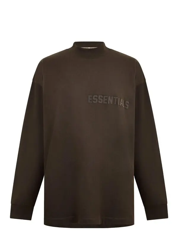 Fear Of God Logo Long-sleeve T-shirt - Black