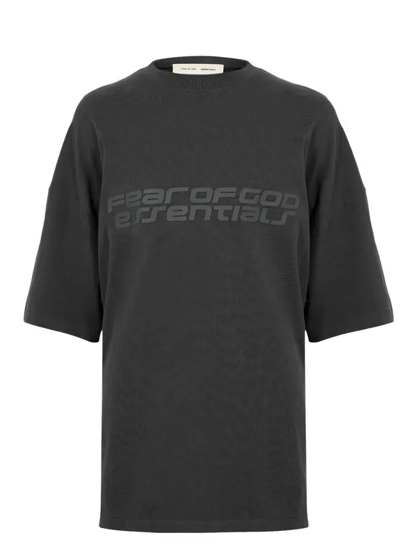 Fear Of God Logo T-shirt - Black