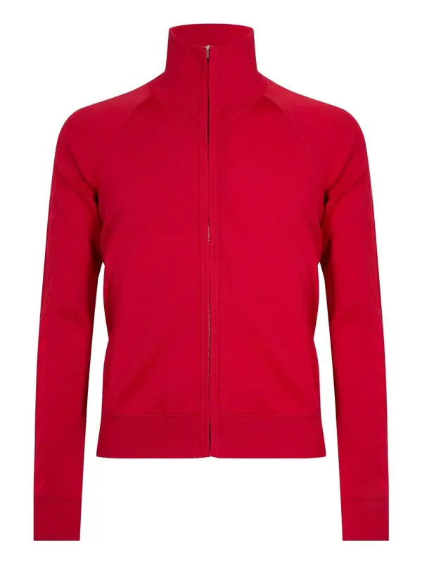 Bottega Veneta Wind Resistant Technical Softshell Jacket - Red