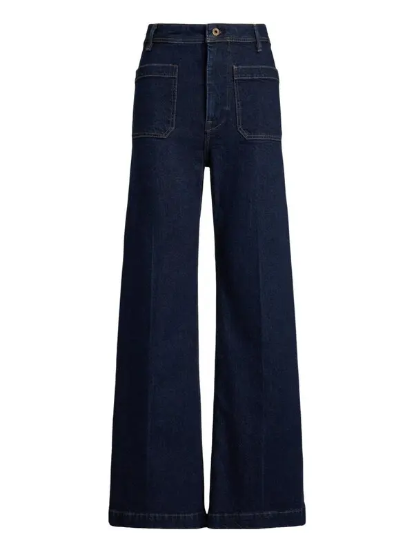 Polo Ralph Lauren High Rise Flare Jeans - Black