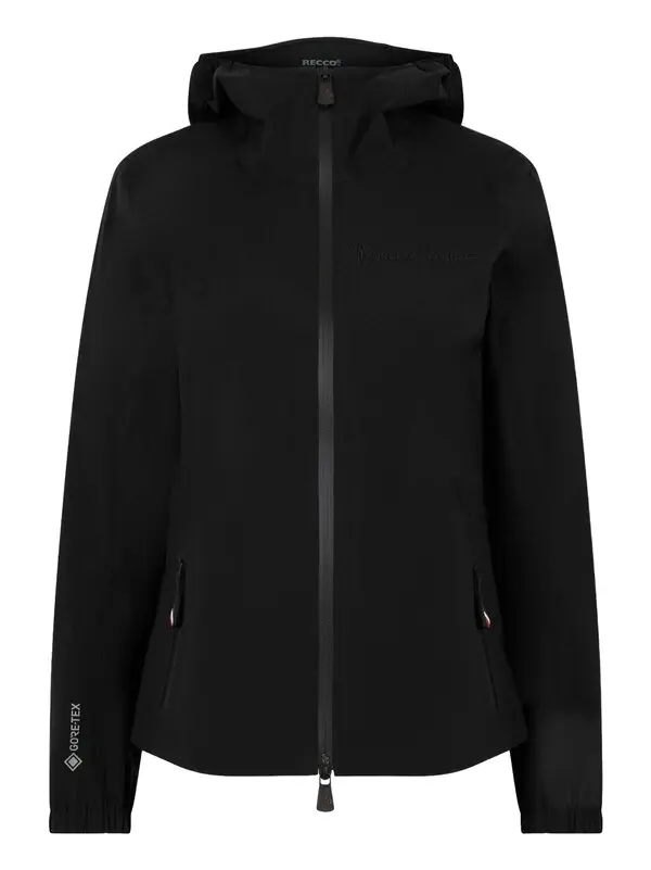 Moncler Zip-up Hooded Jacket - Black