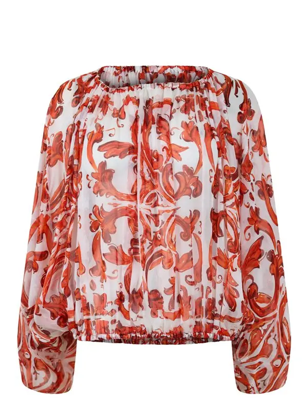 Dolce & Gabbana Printed Shirt - Red