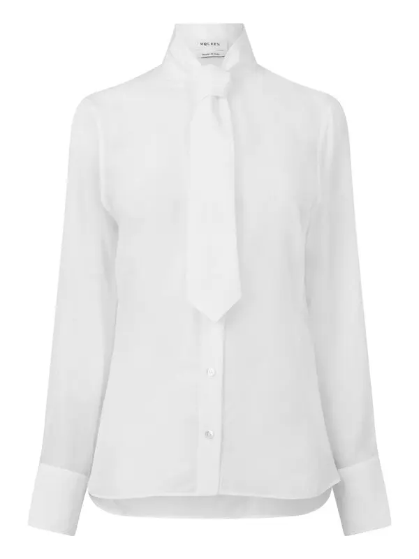 Alexander McQueen Stand Collar Blouse - No