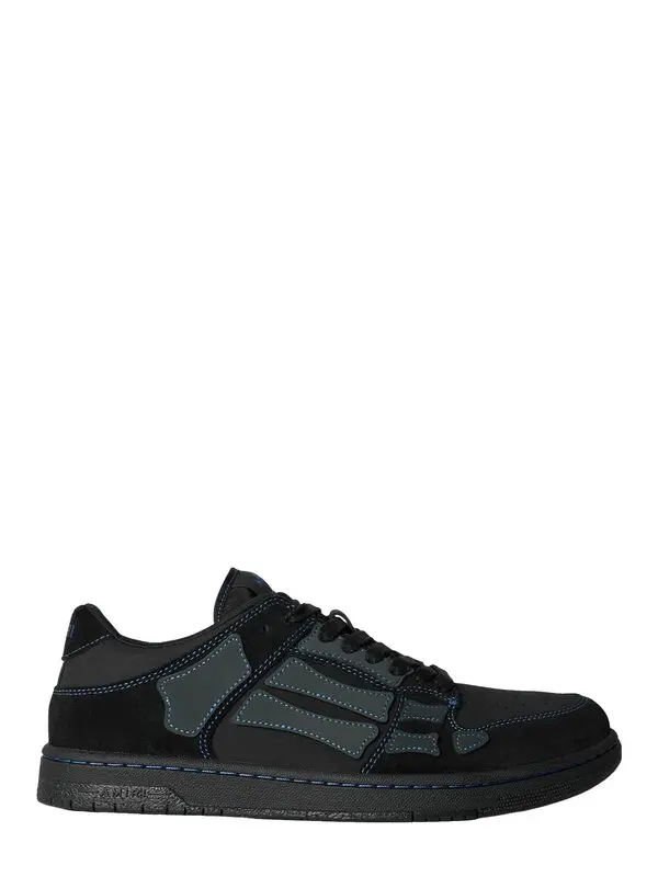 Amiri Skeleton Top Low Trainers - Black