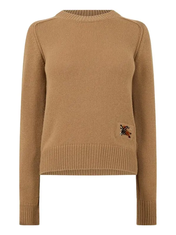 Burberry Minimalist Knit Sweater - Brown