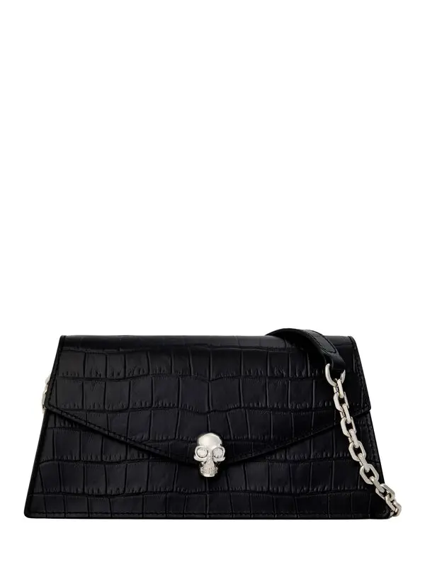 Alexander McQueen Alex Skull Mini Bag - Black Silver