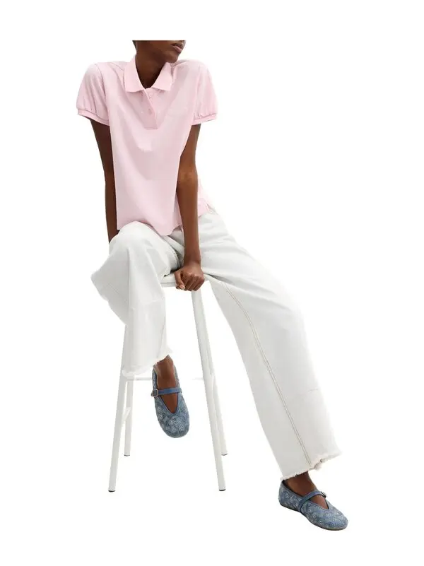 COACH Sculpted C Mary Jane Ballet Pumps - White