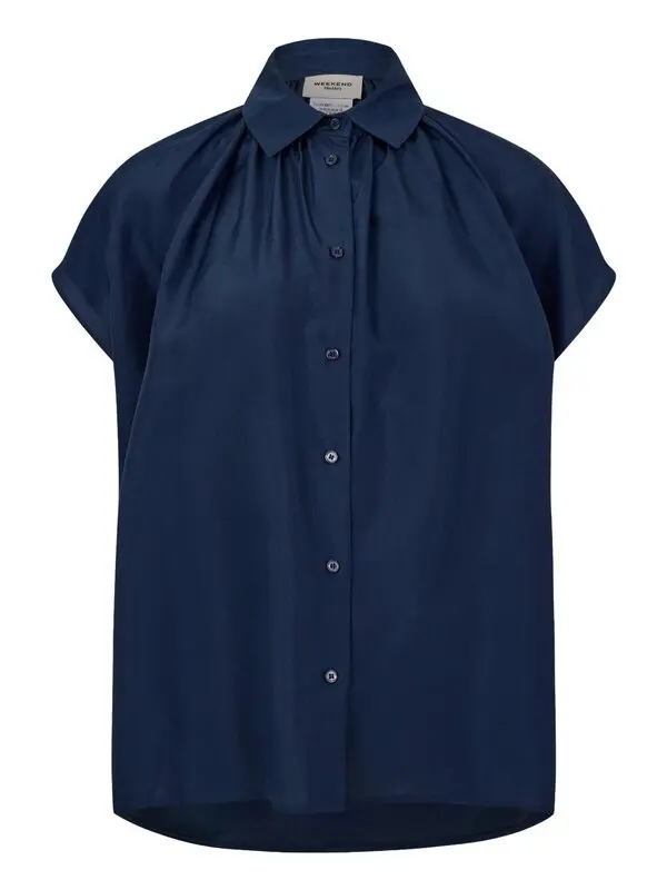 Max Mara Weekend Crine Long Sleeve Shirt - Black