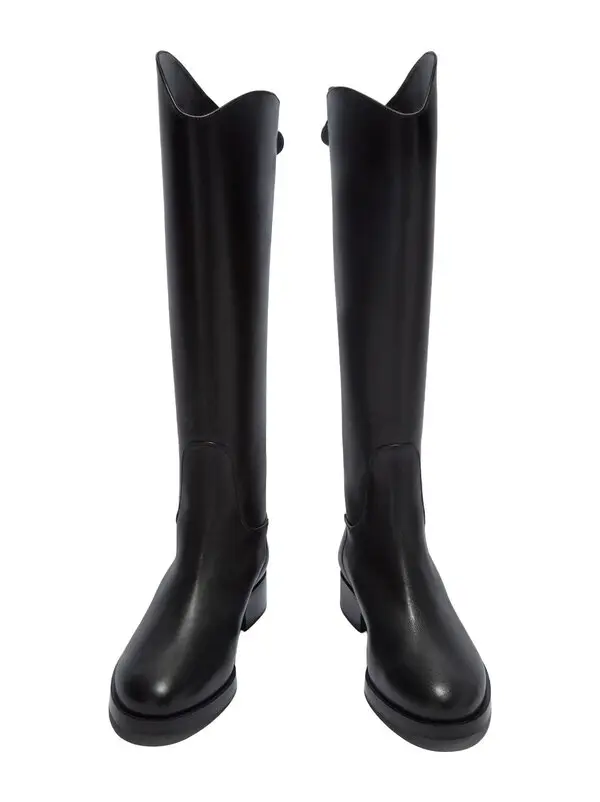 AeydĒ Knee High Boots - Black