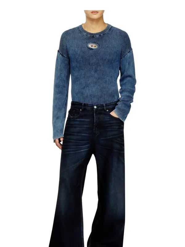 DIESEL® D-rise Wide Leg Jeans - Black
