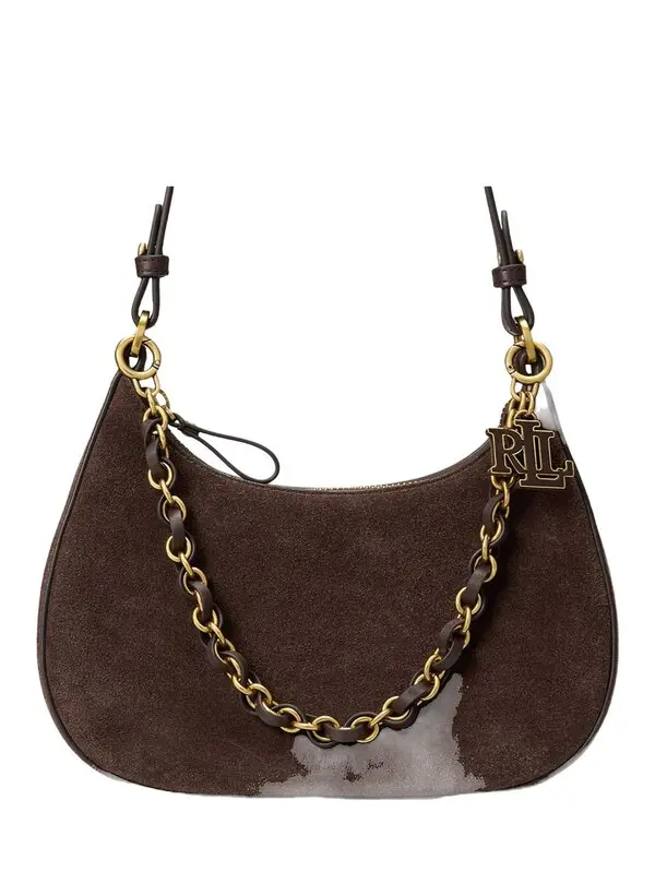 Ralph Lauren Leather Shoulder Bag - Chestnut