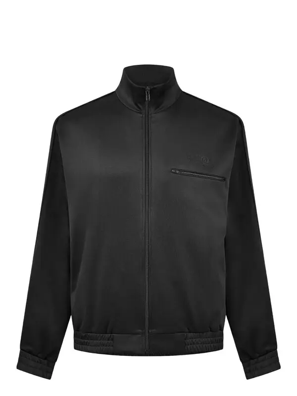MAISON MARGIELA Zip-up Stand-up Collar Sport Jacket - Black