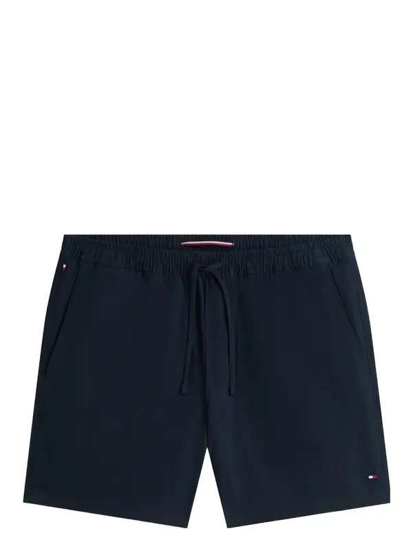 Tommy Hilfiger Chino Shorts With Mid-rise Fit - Black
