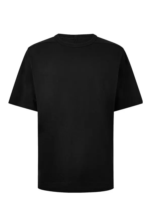 Rick Owens Short Sleeve Cotton T-shirt - Black