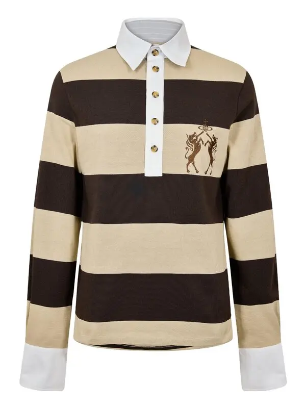 VIVIENNE WESTWOOD Classic Collar Polo Shirt - Black