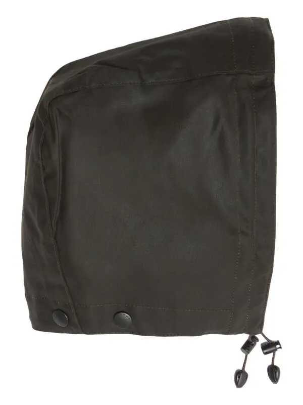 Barbour Sylkoil Waxed Cotton Hood - Black