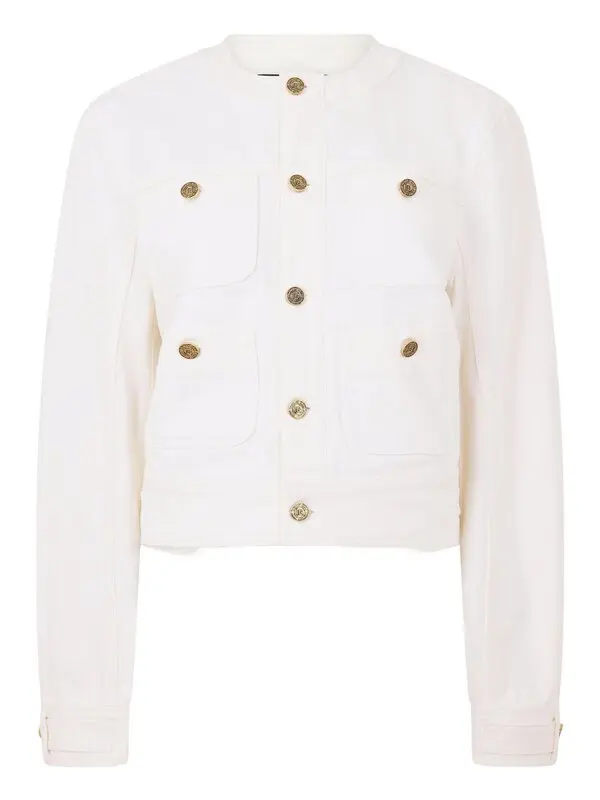 Balmain Denim Jacket - White