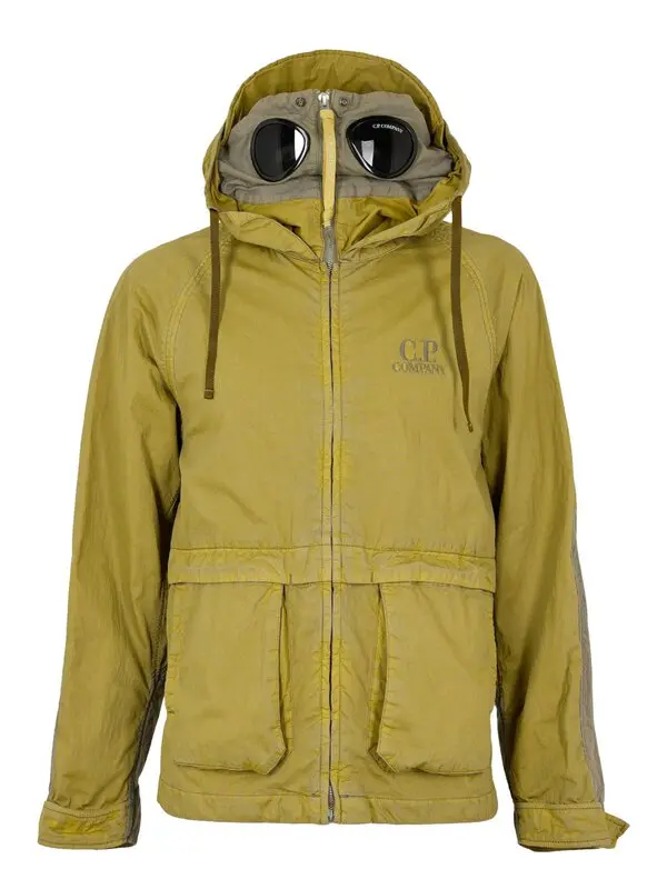 C.P. COMPANY Hooded Outdoor Jacket - Green