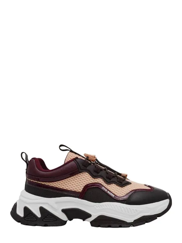 Steve Madden Color-block Mesh Dad Sneakers - Black