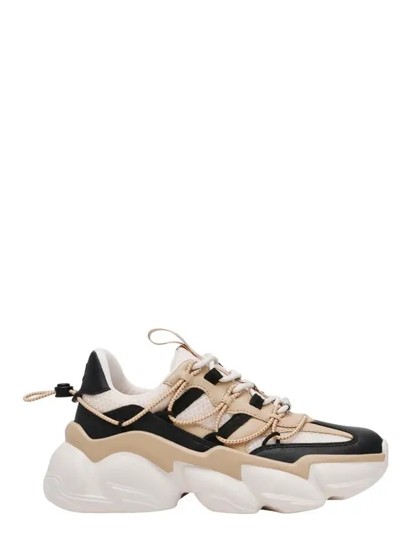 Steve Madden Color-block Mesh Dad Sneakers - White