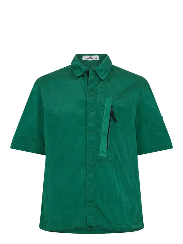 Stone Island Lightweight Shirt Jacket - Green