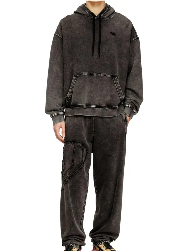 DIESEL® Minimalist Versatile Hoodie - Black