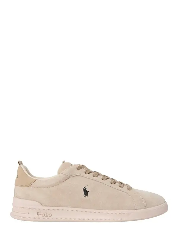 Polo Ralph Lauren Solid Color Low Top Trainers - Nude