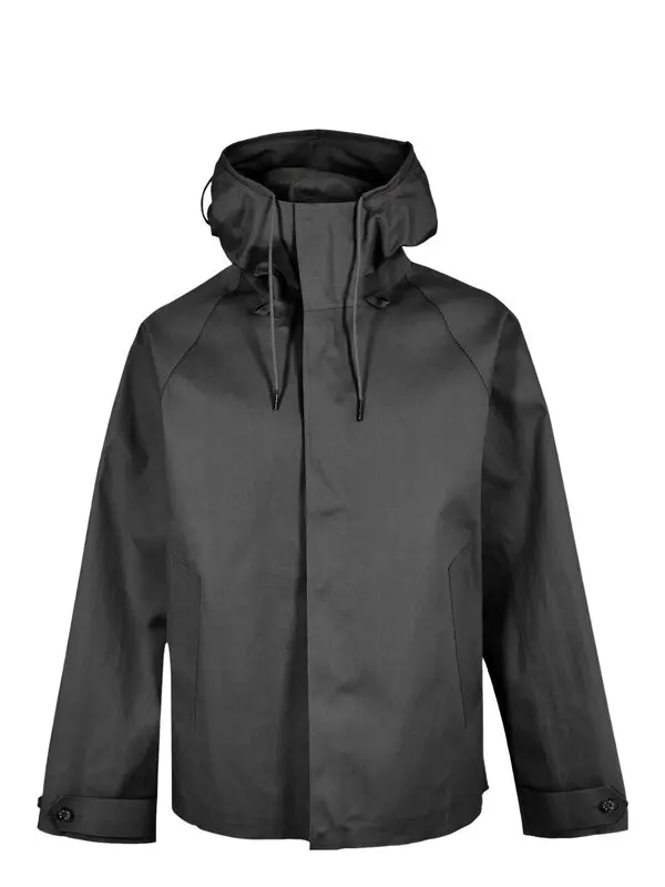 C.P. COMPANY Cropped Hooded Jacket - Black