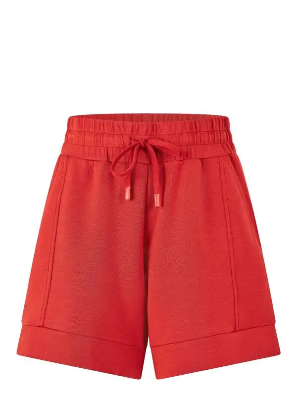 Varley Drawstring Fleece Shorts - Red