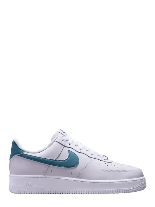 Nike Leather Sneakers With Swoosh Detailing - Gray