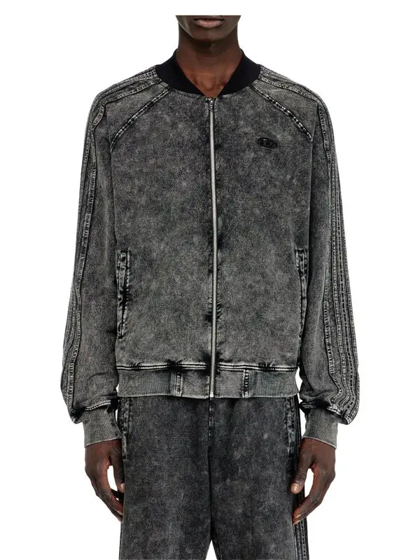 DIESEL® Full Zip Fleece - Black