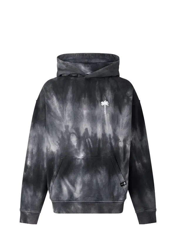 Palm Angels Minimalist Dyed Hoodie - Black